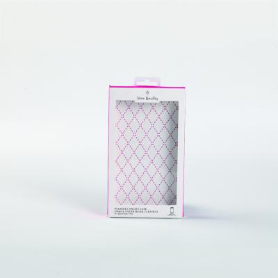 China Plastic Blister Tray Packaging Cell Phone Case Packaging Box with Pvc Window for sale