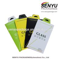 China custom envelop screen protector packaging boxes with clear window for sale