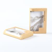 China Mobile Cover Packaging Box With PVC Window Custom Small Card Paper Material for sale