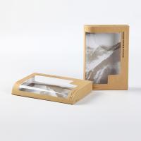China Mobile Cover Packaging Box With PVC Window Custom Small Card Paper Material for sale