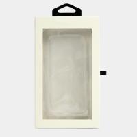 China Clear window custom printing cardboard mobile phone case drawer box paper packaging with hook for sale