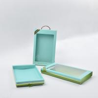 China Clear Pet Window Paper Box Cell Phone Case Retail Packaging With Gold Plated Hook for sale