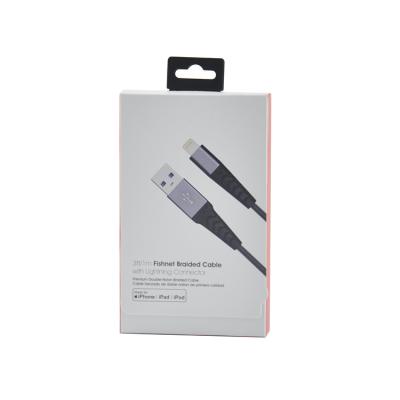China Flip Cover Usb Cable Mobile Accessories Packaging Box For Gift Recycled c for sale
