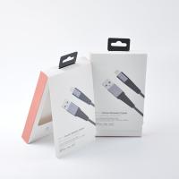 China Flip Cover Usb Cable Mobile Accessories Packaging Box For Gift Recycled c for sale