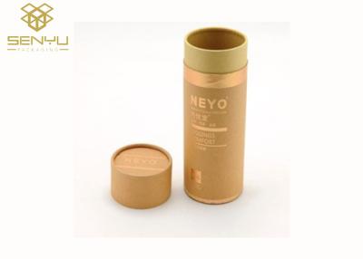 China T Shirt Paper Cylinder Packaging With Gold Foil Stamp Clothes Package for sale