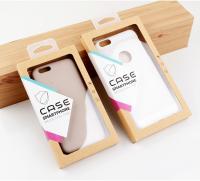 China Kraft Corrugated Boxes Retail Mobile Phone Case Packaging Display Embossing for sale