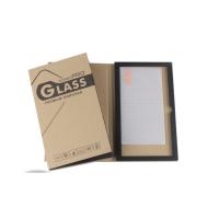 China Custom Oem Recyclable Kraft Custom Printed Tempered Glass Screen Protector Retail Packaging Box for sale