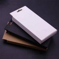 China Kraft Paper Phone Case Window Box Packaging No Printing Gift with Clear Window for sale