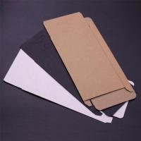China Kraft Paper Phone Case Window Box Packaging No Printing Gift with Clear Window for sale