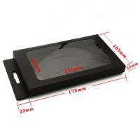 China Kraft Paper Phone Case Window Box Packaging No Printing Gift with Clear Window for sale