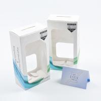 China White Cardboard Box With Clear Window Recycled Car Mount Phone Holder for sale