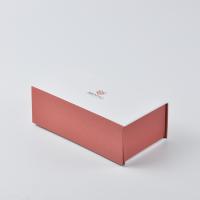 China Hot selling design foldable rigid flip package  hook gift box with magnetic for sale