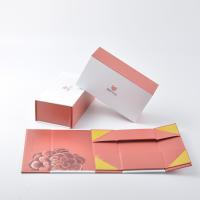 China Hot selling design foldable rigid flip package  hook gift box with magnetic for sale