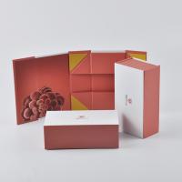 China Hot selling design foldable rigid flip package  hook gift box with magnetic for sale