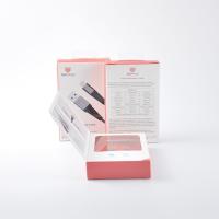 China Custom logo printing design packing box android type-c apple phone usb cable packing box paper for sale