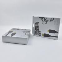 China Silver Grey Fast Mobile Charging USB Data Cable Packaging Box for sale