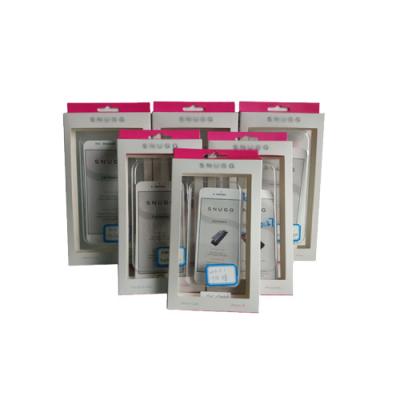 China Custom design printed mobile phone accessories Blister  packaging box with hanging for sale