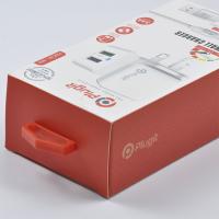 China Custom cheap phone accessories small packaging cardboard Paper box with pvc window for sale