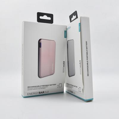 China Wholesale cheap matte film mobile phone accessories packaging Paper box with hanging for sale