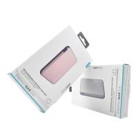 China Wholesale cheap matte film mobile phone accessories packaging Paper box with hanging for sale