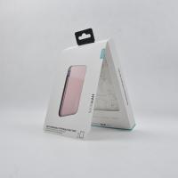 China Wholesale cheap matte film mobile phone accessories packaging Paper box with hanging for sale