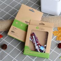 China Wholesale Recyclable Transparent Plastic Window Paper Corrugated Custom Data Line Packaging Box for sale