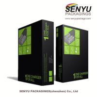 China Wholesale color carton printing phone accessories charger packaging boxes for sale