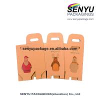 China Gift Brown Kraft Small Paper Boxes For Sweets Handled Packaging Recyclable for sale