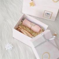 China Biodegradable Jewelry Box Packaging Pink Color Print Wedding Support for sale