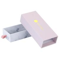 China Drawer Jewelry Box Packaging Creative Paper Marble Printed Hot Gold Printing for sale