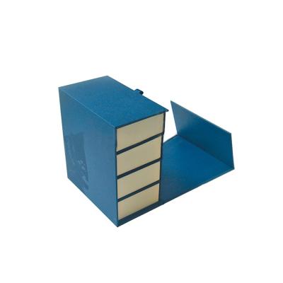 China Handmade Jewelry Box Packaging Storage Cardboard Folding with Magnetic Closure for sale