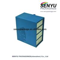 China Handmade Jewelry Box Packaging Storage Cardboard Folding with Magnetic Closure for sale