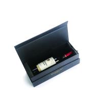 China Custom Made Hard Cardboard Wine Box Paper Wine Bottle Glass Gift Folding for sale
