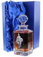 China customized whiscky wine decanter set gift packaging box with satin for sale