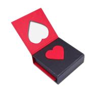 China Unique Heart Design Jewelry Box Packaging / Flower Boxes For Roses Packaging for sale