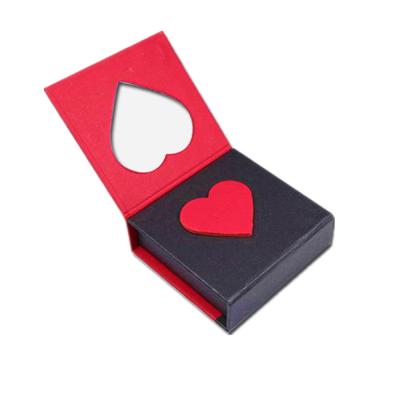 China Unique Heart Design Jewelry Box Packaging / Flower Boxes For Roses Packaging for sale