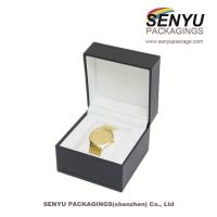 China Small Cardboard Jewelry Boxes Packaging / Watch Packaging Box With Pillow for sale