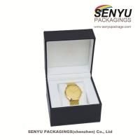 China Small Cardboard Jewelry Boxes Packaging / Watch Packaging Box With Pillow for sale