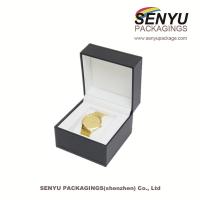 China Small Cardboard Jewelry Boxes Packaging / Watch Packaging Box With Pillow for sale