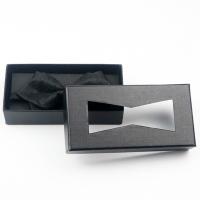 China Gift Storage Bow Tie Packaging Box with Clear Window Luxury Custom Printing for sale
