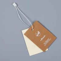 China Promotional Hang tags Custom Barcode Printing for Clothing for sale