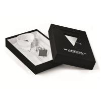 China Logo Customized Storage Mini Small Paper Box Light Blue Gift Box with Lid And Base for sale