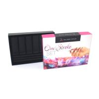 China Logo Customized Storage Mini Small Paper Box Light Blue Gift Box with Lid And Base for sale