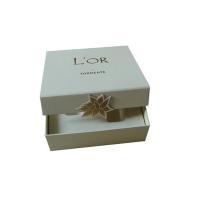 China Logo Customized Storage Mini Small Paper Box Light Blue Gift Box with Lid And Base for sale