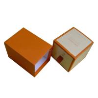 China Folding Lid Mini Cardboard Gift Shipping Box with Gold Foil Stamping Logo for sale