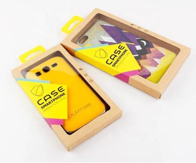 China Custom Made Kraft Paper Packaging Boxes / Phone Brown Kraft Gift Boxes for sale