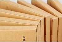 China Custom Made Kraft Paper Packaging Boxes / Phone Brown Kraft Gift Boxes for sale