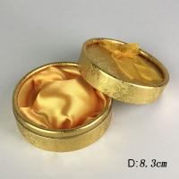 China Eco Friendly Luxury Jewelry Box Packaging / Earring Round Cylinder Gift Box for sale