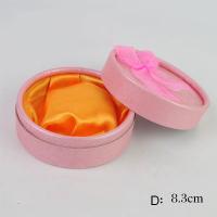 China Eco Friendly Luxury Jewelry Box Packaging / Earring Round Cylinder Gift Box for sale