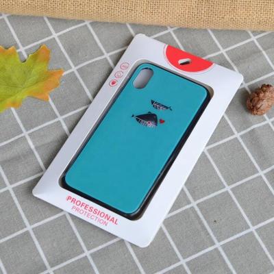 China Custom Electronics Packaging Design Pvc Window Folding Box Package for Iphone for sale